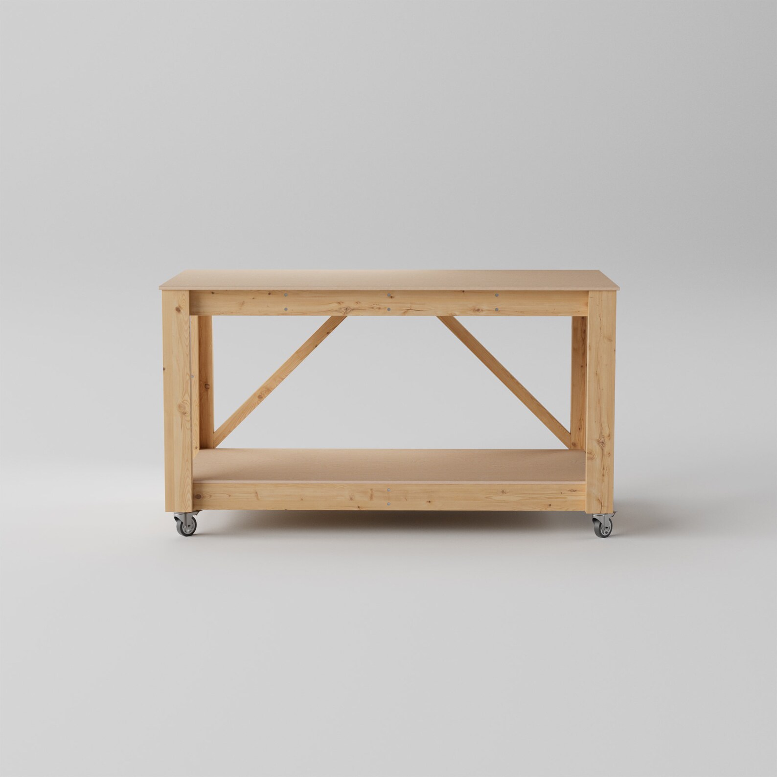 Workbench DIY Plan: Step-by-step Instructions (PDF Download, Imperial ...