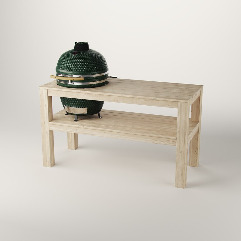 Build Plans Kamado BBQ Grill Bench DIY Metric (Instant Download) - Etsy