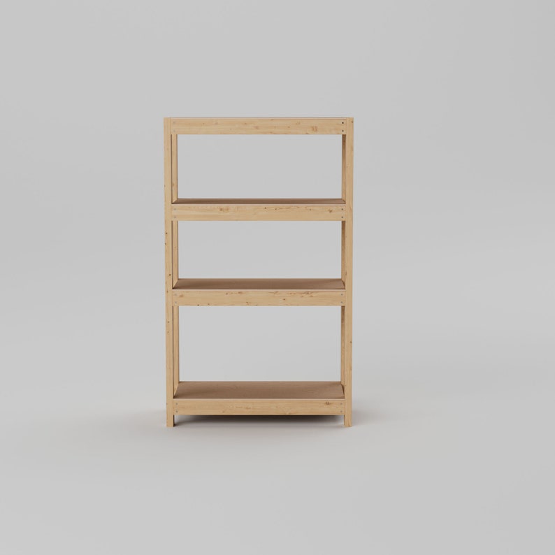 Storage Shelf, DIY Plan, Pdf Download, Beginner-friendly, Blueprints ...