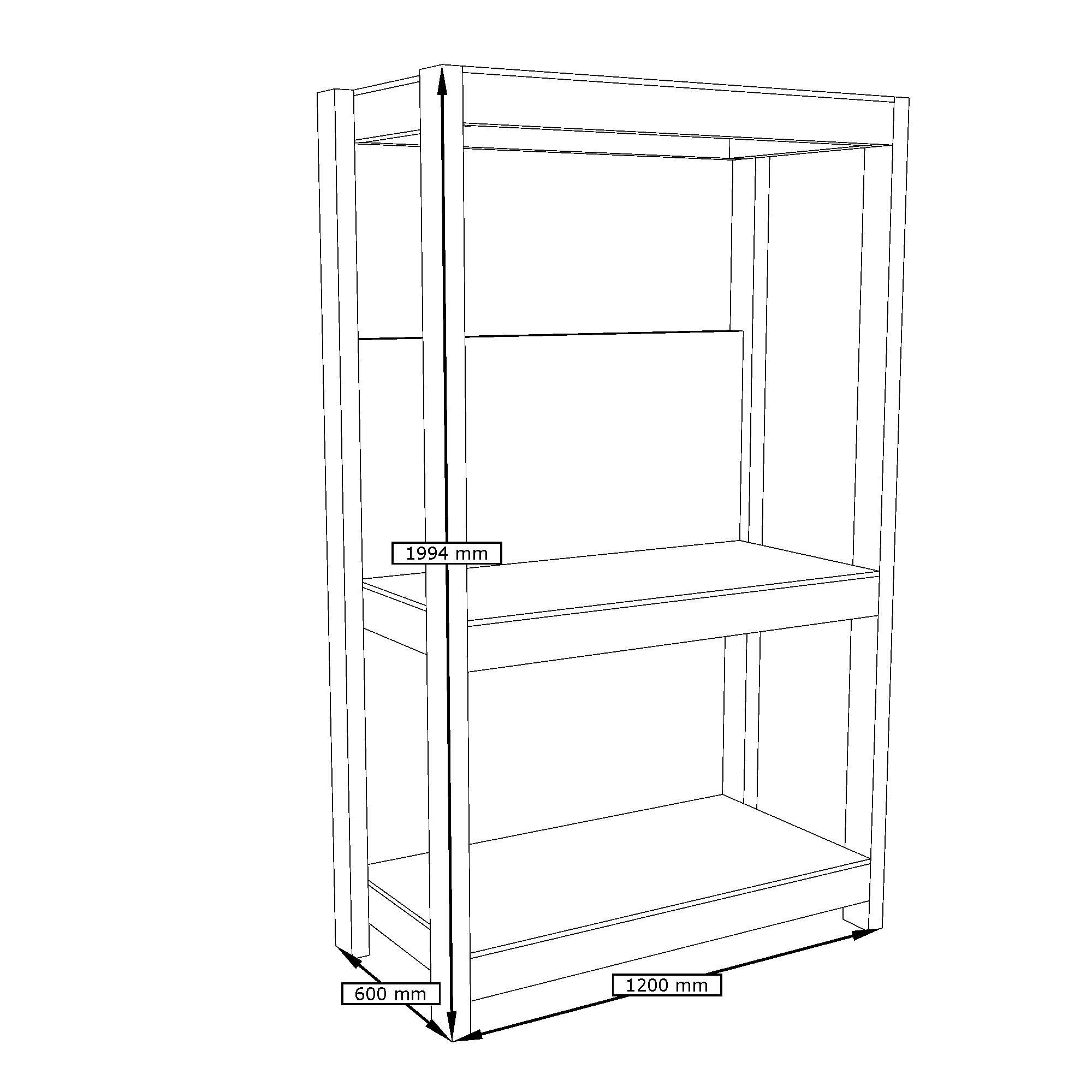 Storage Shelf Workbench, DIY Plan, Pdf Download, Beginner-friendly ...
