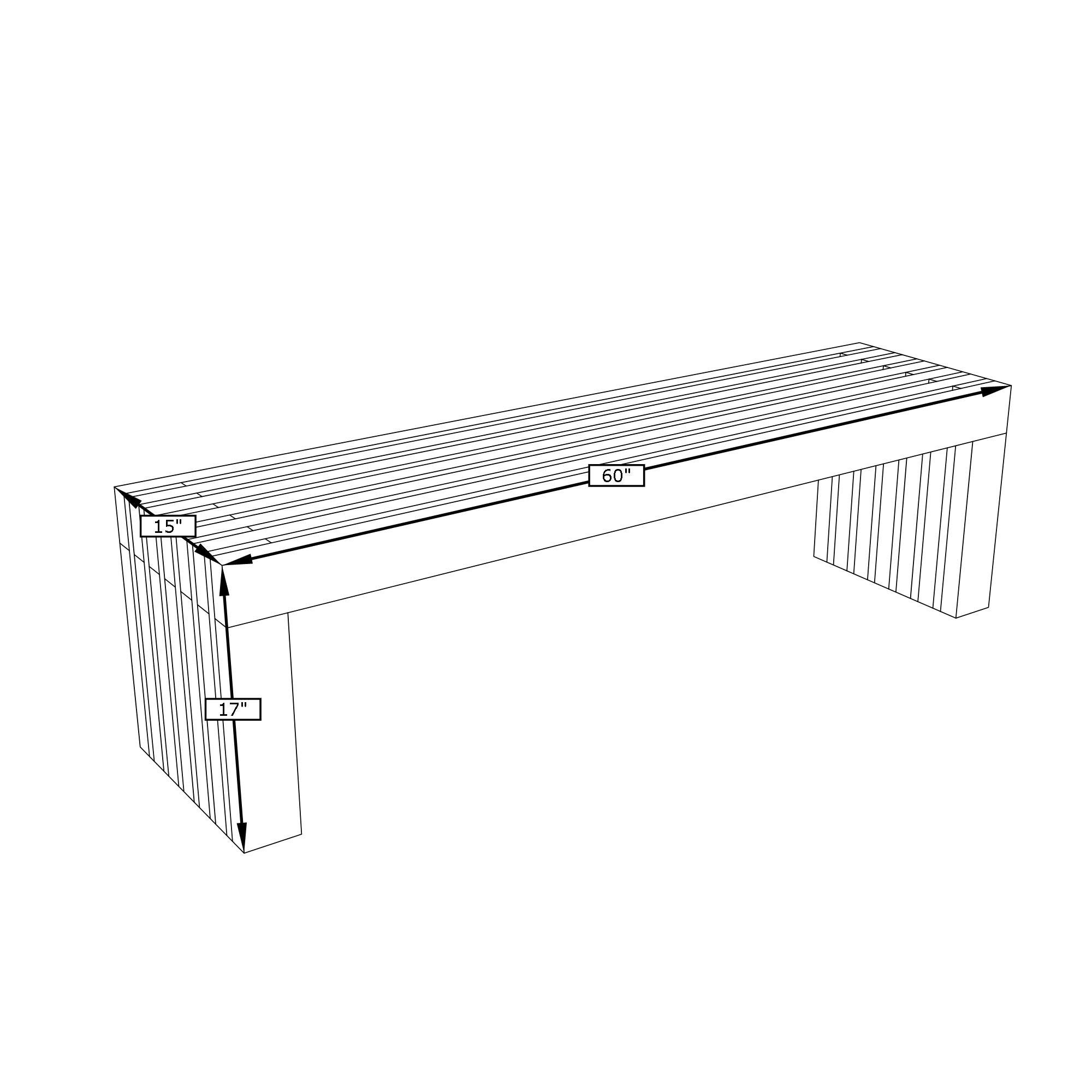 DIY Plans Bench - Etsy