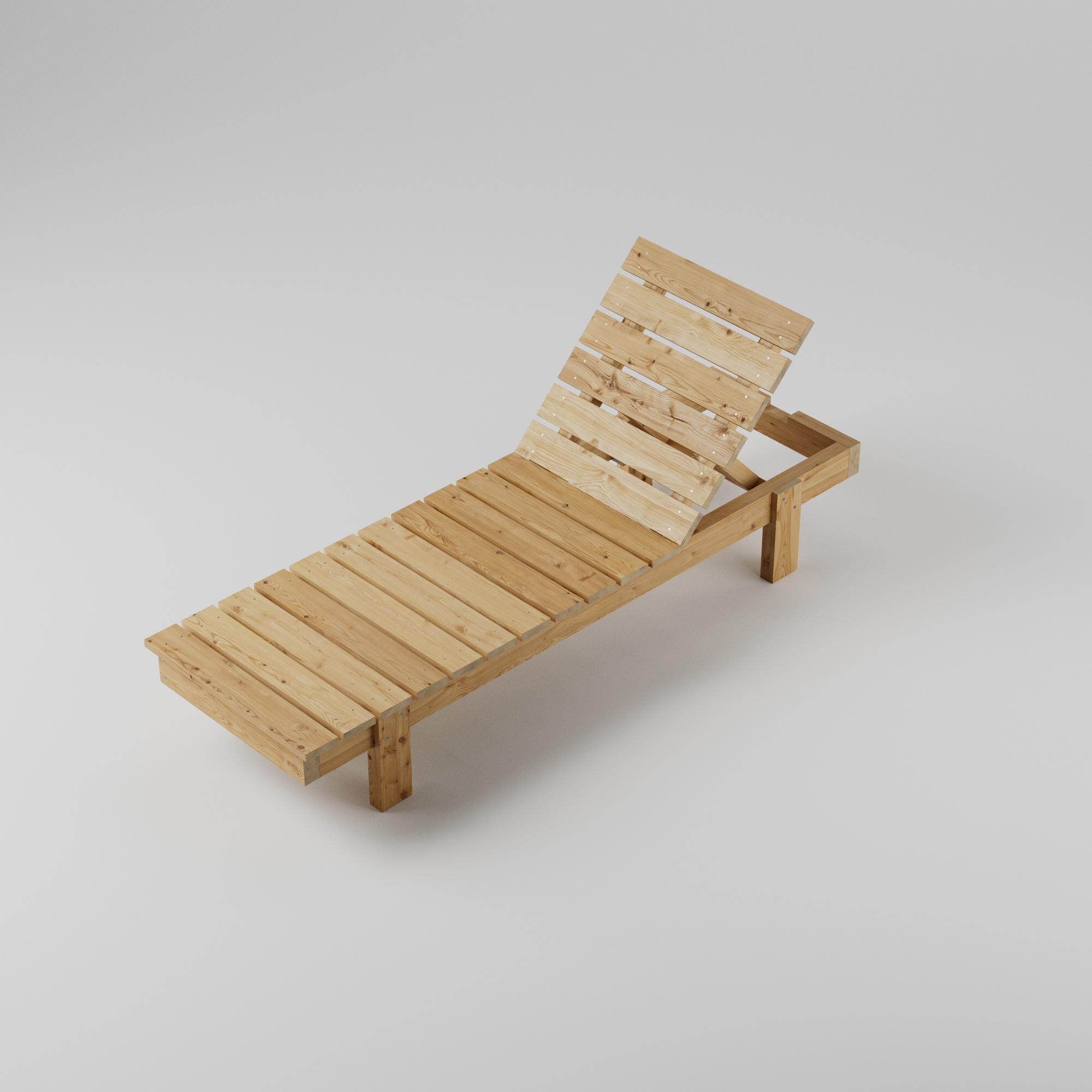 Outdoor Sunbed, DIY Plan, Pdf Download, Beginner-friendly, Blueprints ...