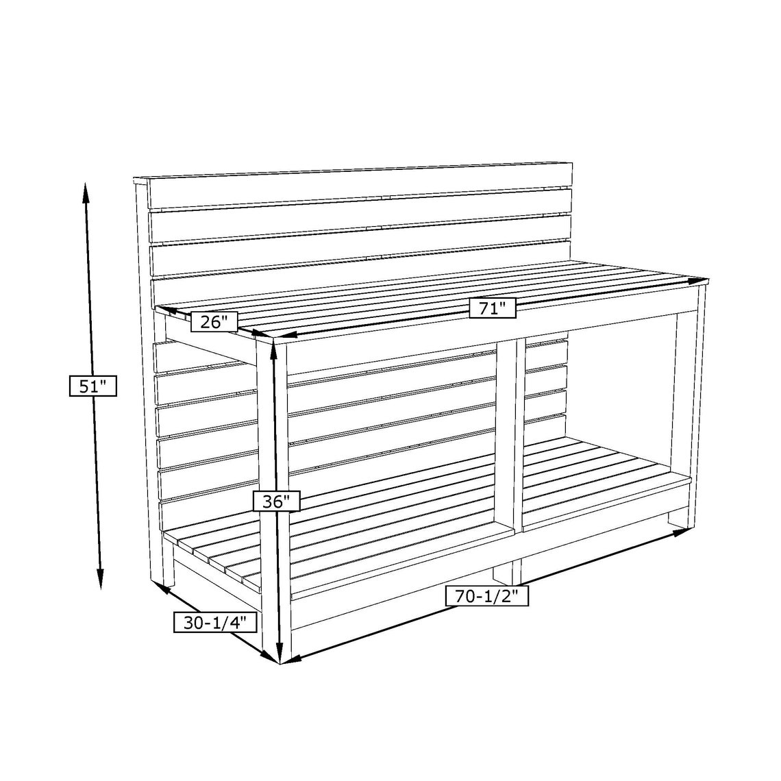 DIY Build Plans Wooden Outdoor Kitchen - Etsy