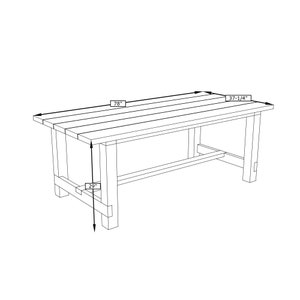 Patio Table, DIY Plan, Pdf Download, Beginner-friendly, Outdoor Table ...