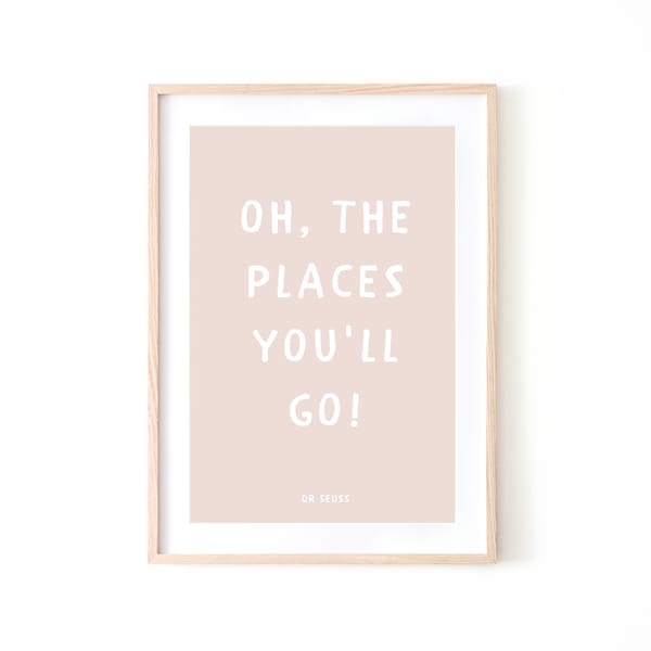 Oh the Places You'll Go Wall Art - Etsy