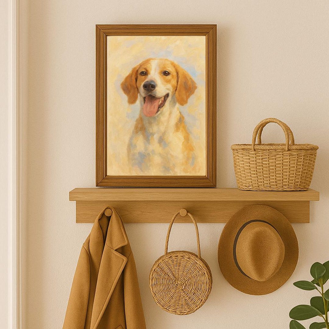 Printable American Foxhound Art - A4 А3 Digital Download - Classic ...