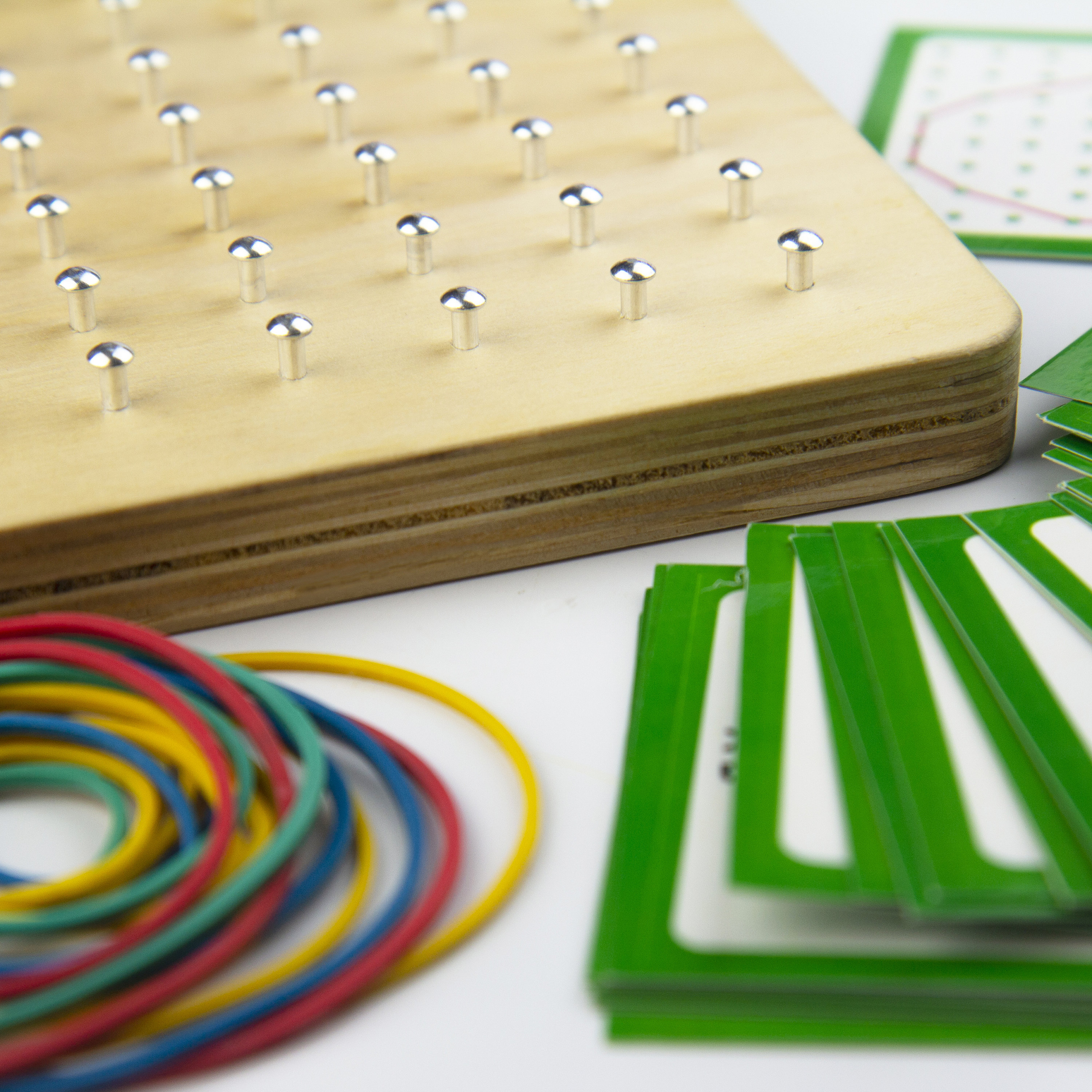 Wooden Geoboard Montessori Toys for Kids Graphical - Etsy