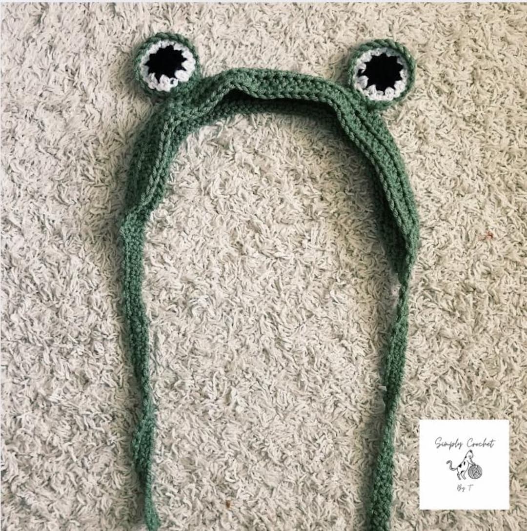 Crochet Frog Head Wrap - Etsy