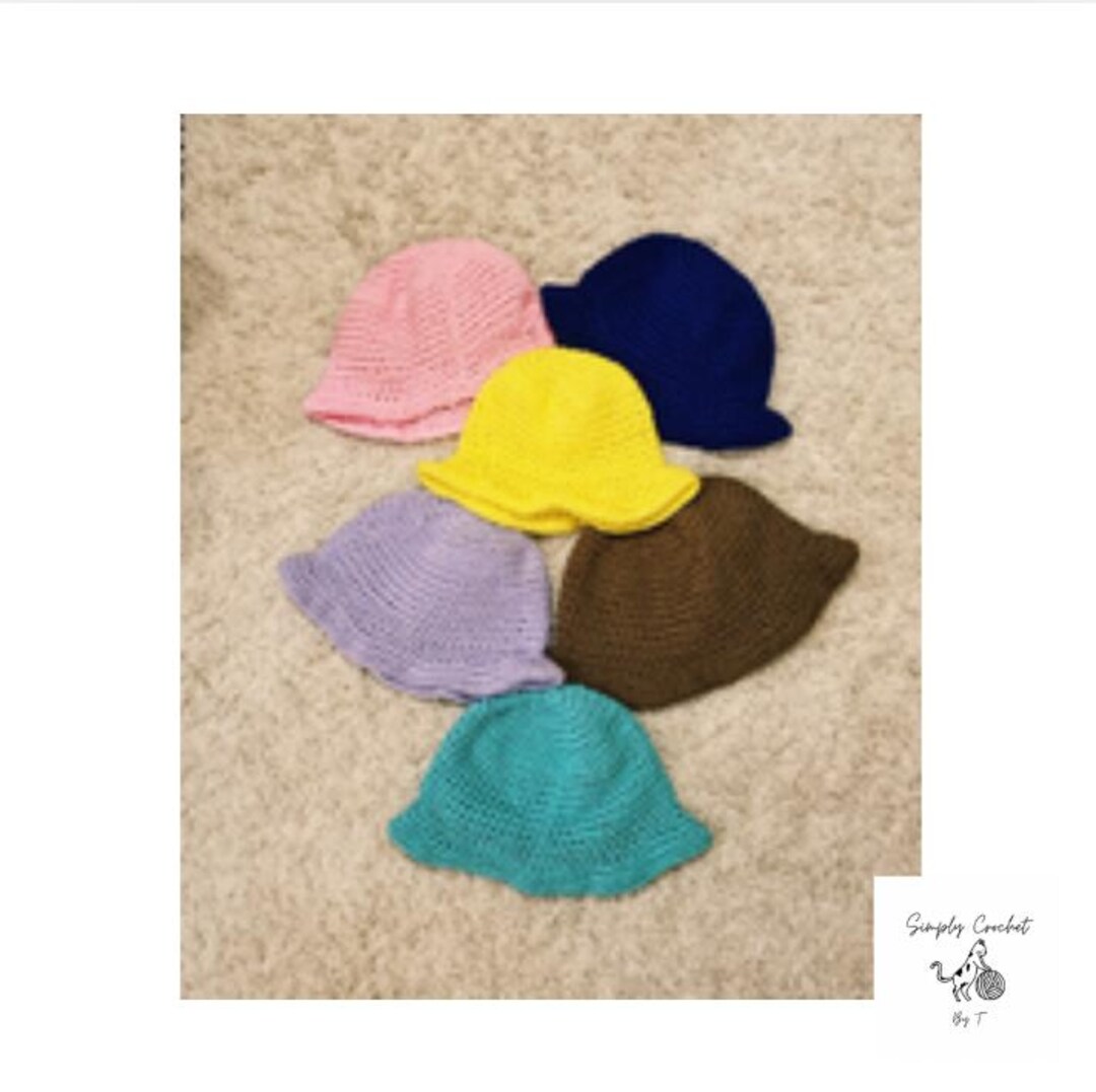 Solid Color Bucket Hats - Etsy