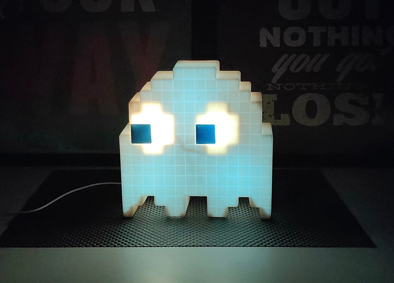 Pac Man lights Custom Pac Man Led Night Light Retro Jumbo | Etsy