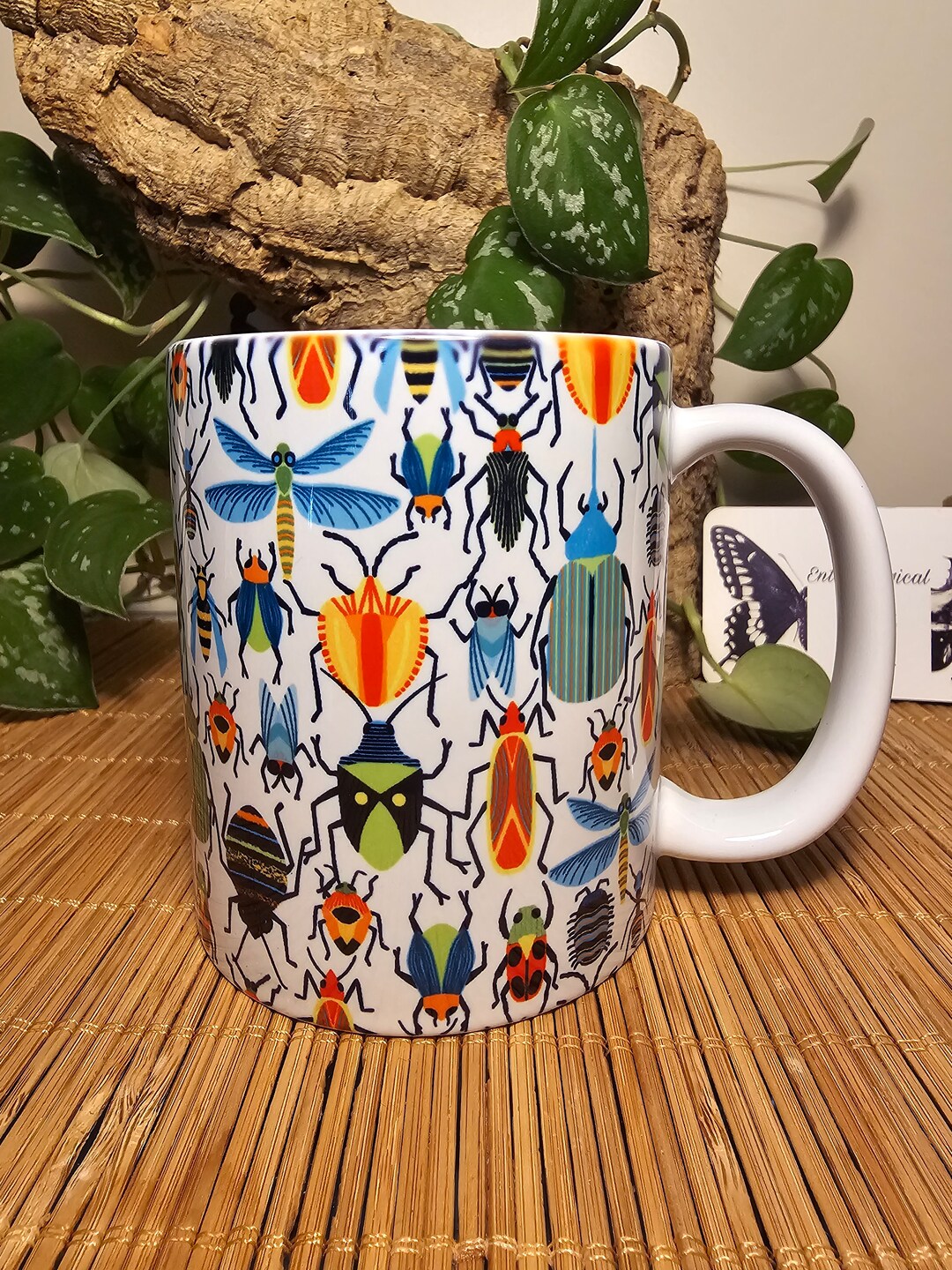 Cup With Colorful Beetles and Insects Coffee Cup Tea Cup - Etsy