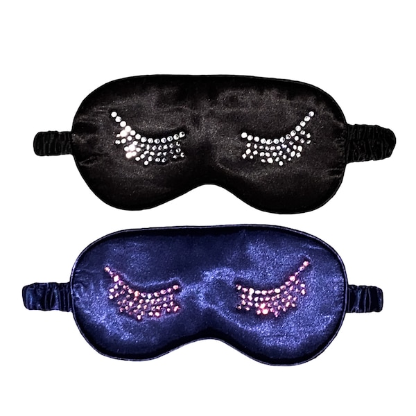 Rhinestone Eye Mask - Etsy