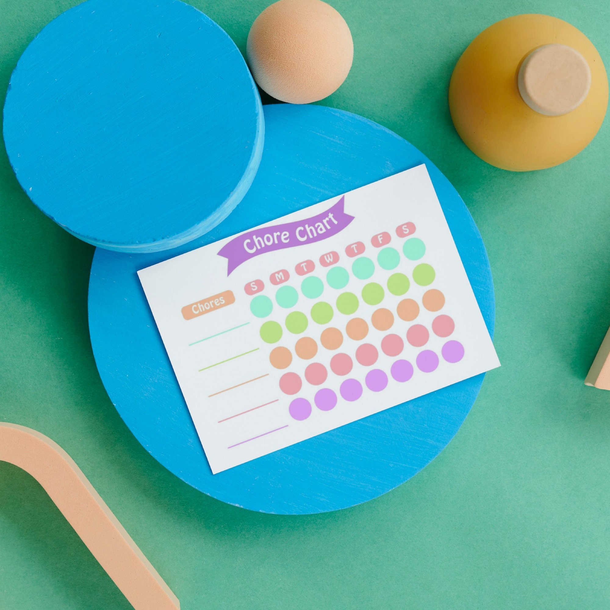 Chore Chore Template, Chore Charts for Adults, Daily and Weekly Chore ...