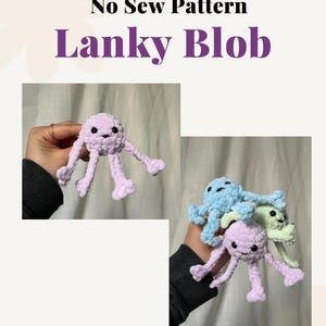 No Sew Lanky Blob Pattern - Etsy