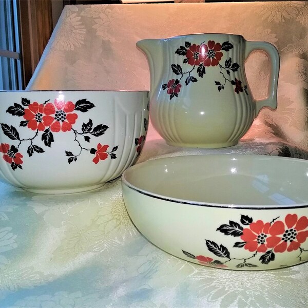 Hall China Red Poppy - Etsy