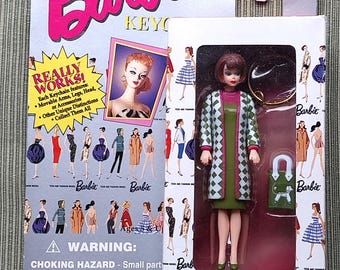 Vintage Barbie Keychain New in Package 1997 by Basic Fun Groovy Mod! - Etsy