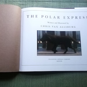 The Polar Express Hardcover Book Vintage - Etsy