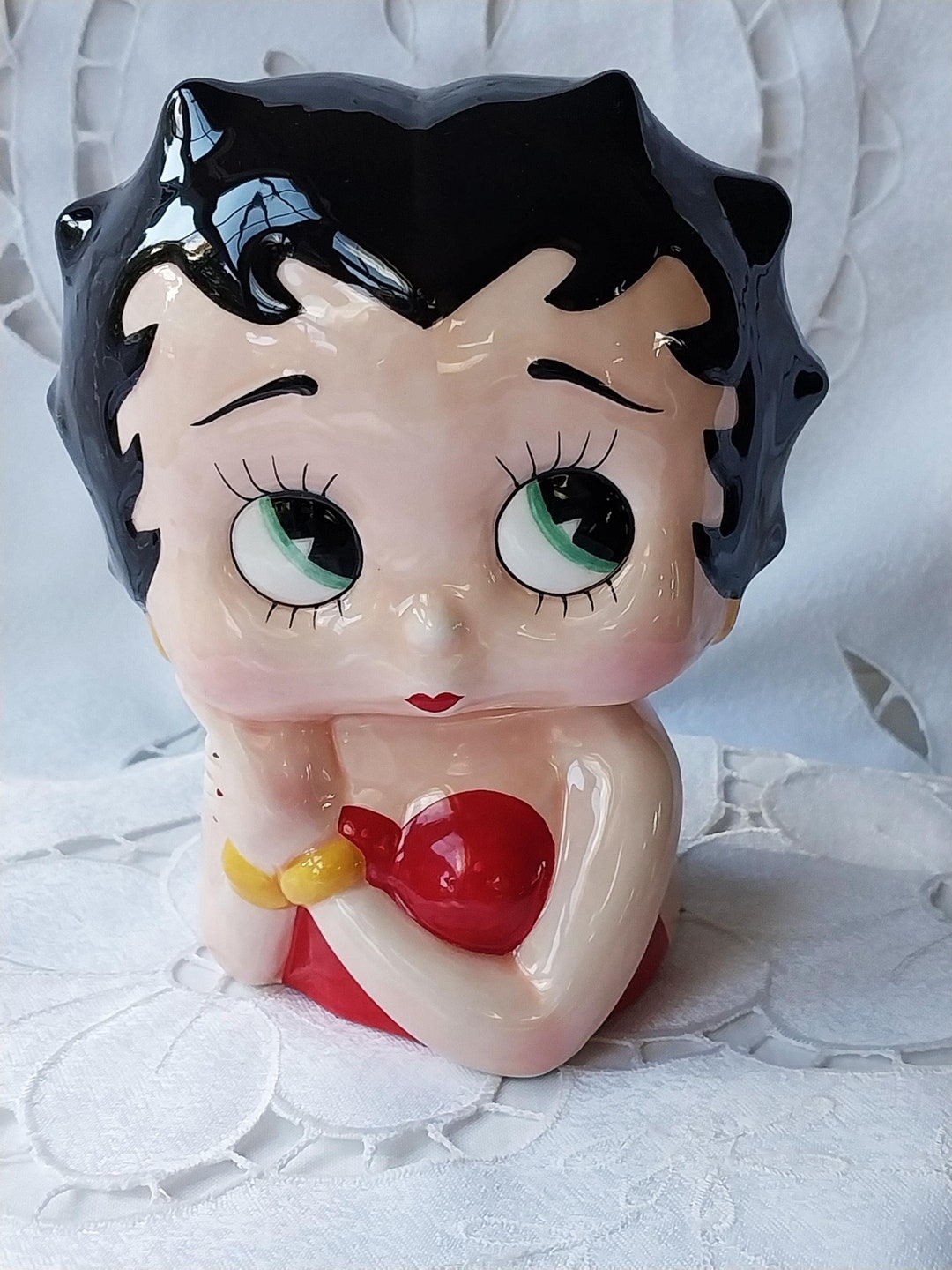 Vintage Betty Boop Ceramic Bust/piggy Bank - Etsy
