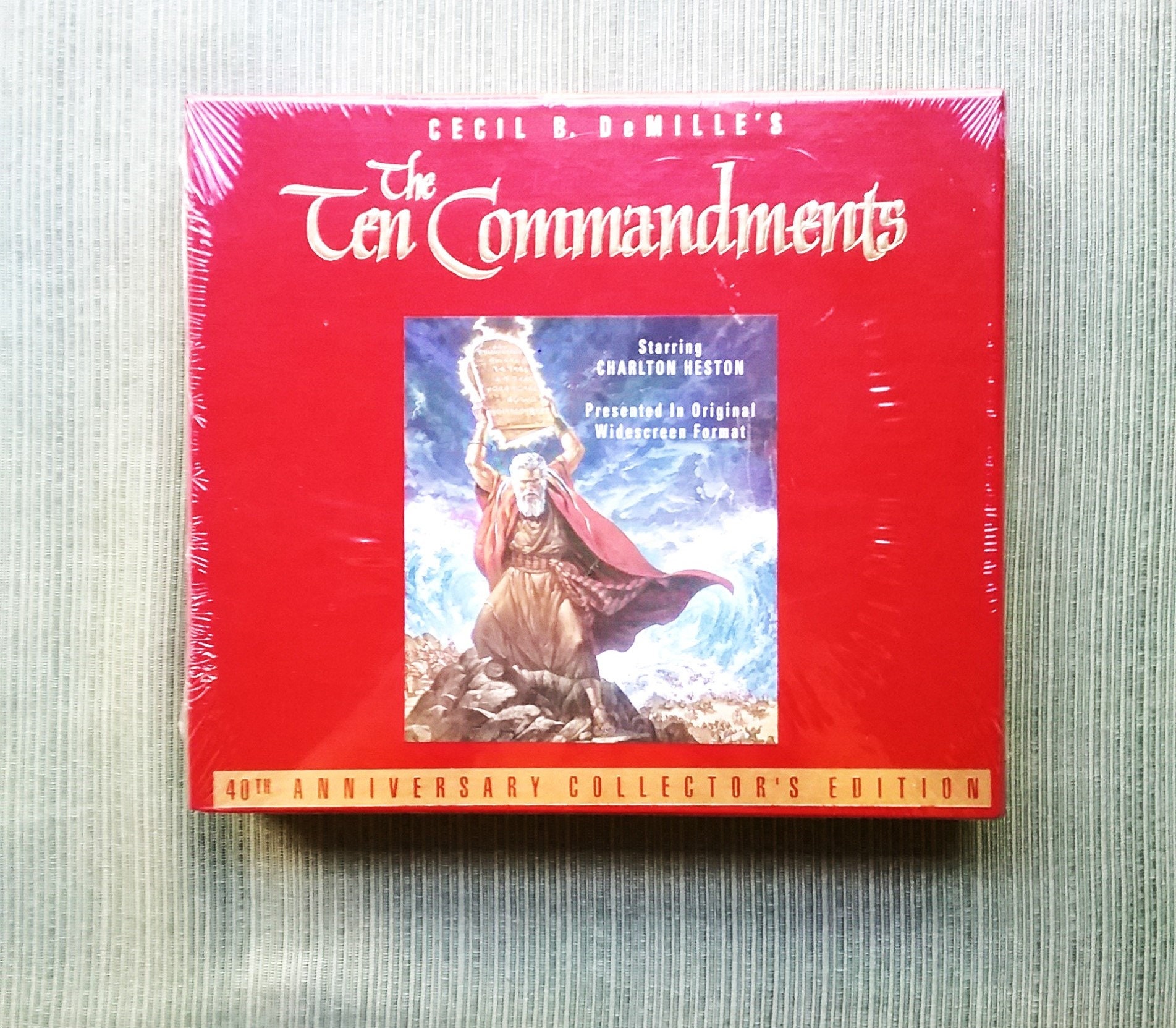 The Ten Commandments Vhs The TEN COMMANDMENTS VHS Video Brand New