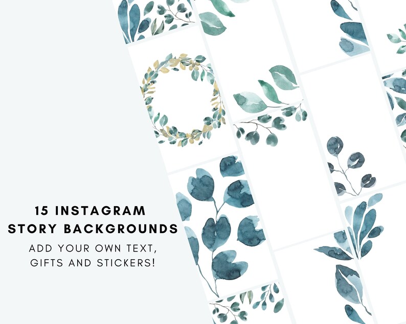 15 Instagram Story Backgrounds Instagram Templates Aesthetic | Etsy