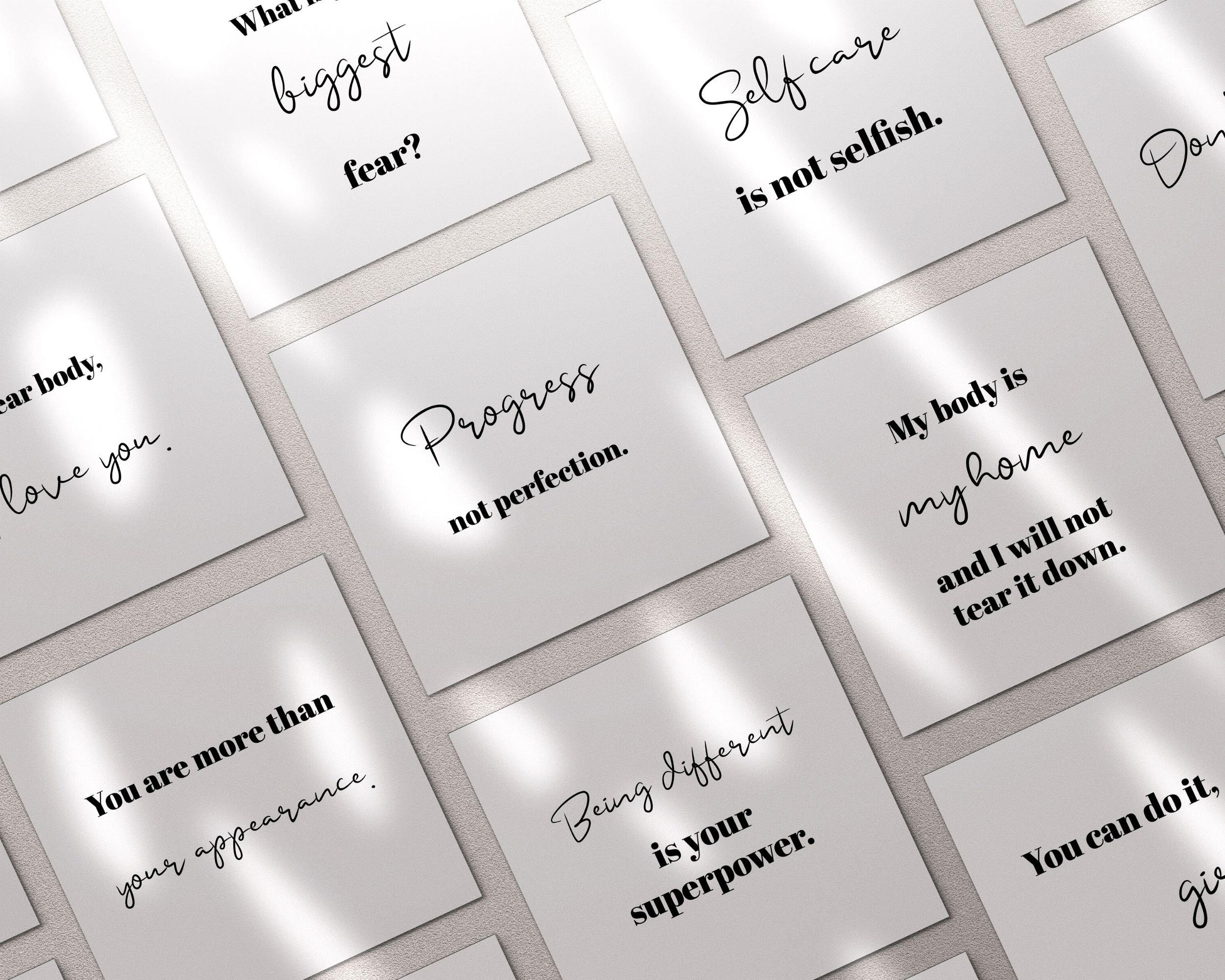 80 Instagram Posts Self-love Motivational, Body Positivity Quotes ...