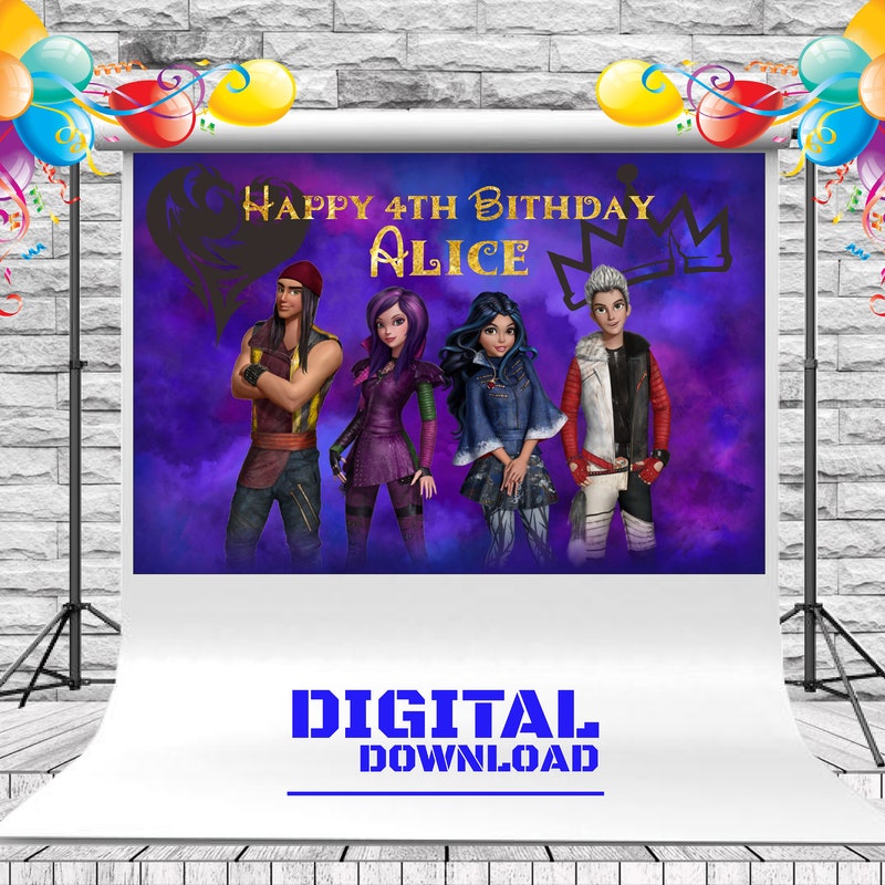 Descendants Party - Etsy