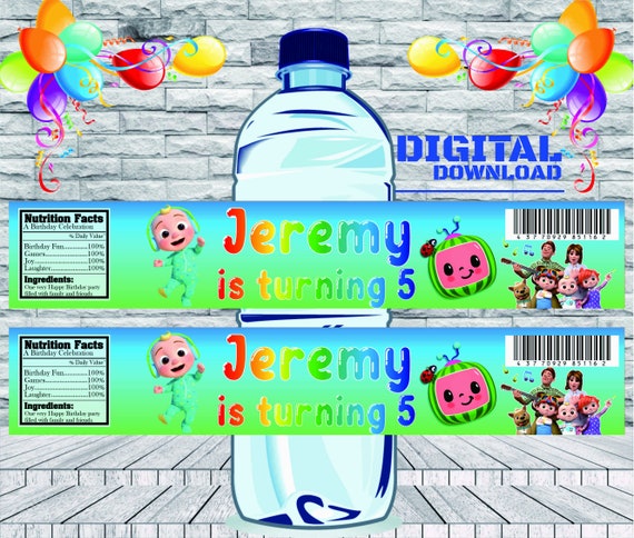 Cocomelon Bottle Labels Cocomelon Labels Cocomelon Favors | Etsy