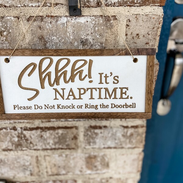 Napping Sign - Etsy