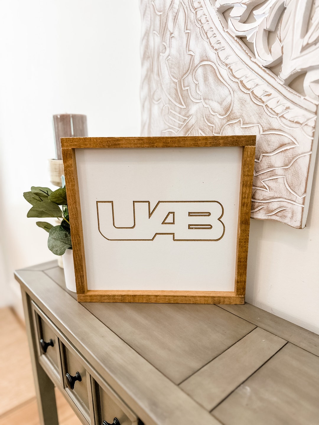 UAB Alabama Farmhouse Sign - Etsy
