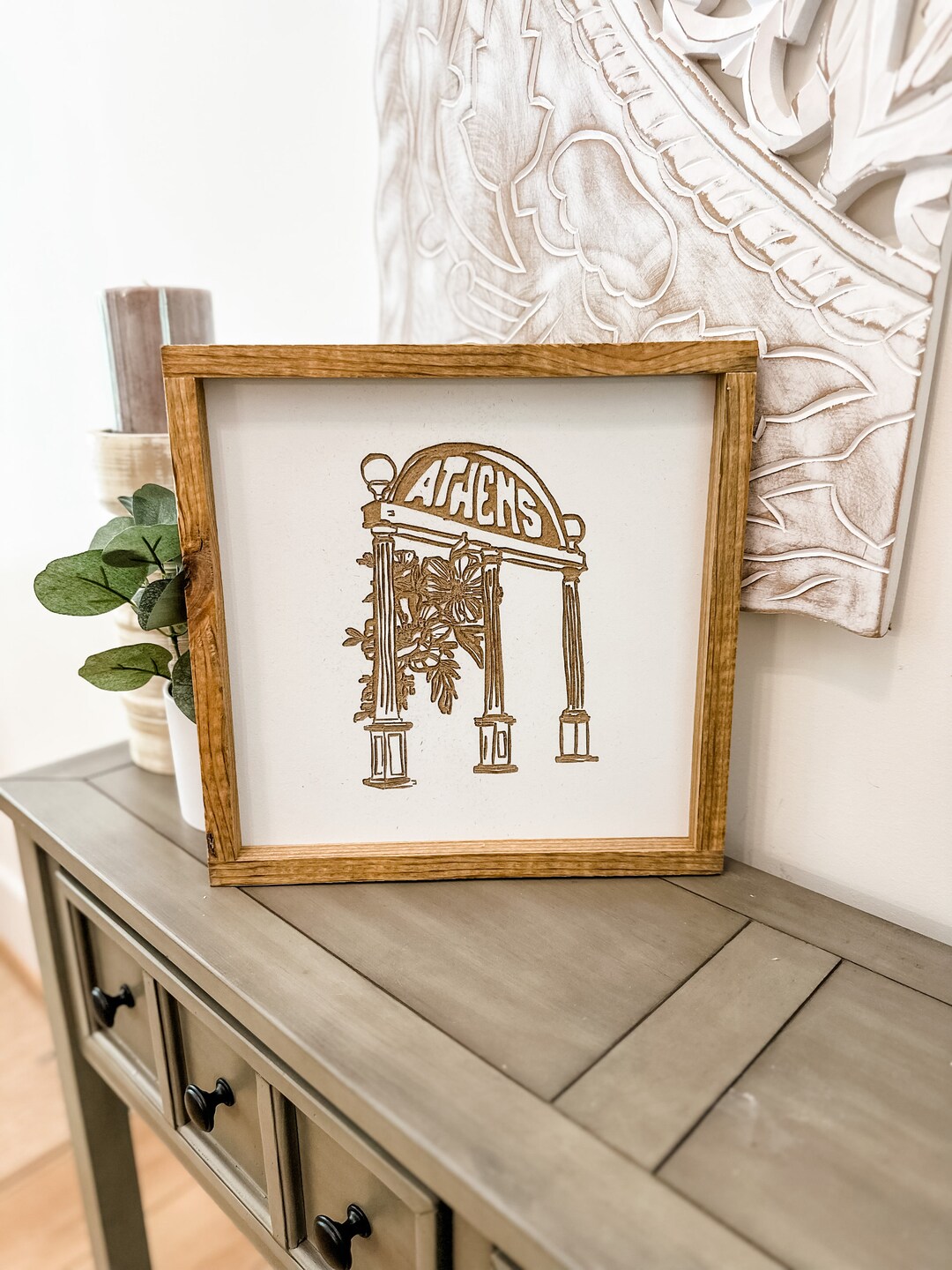 Athens Georgia Farmhouse Sign - Etsy