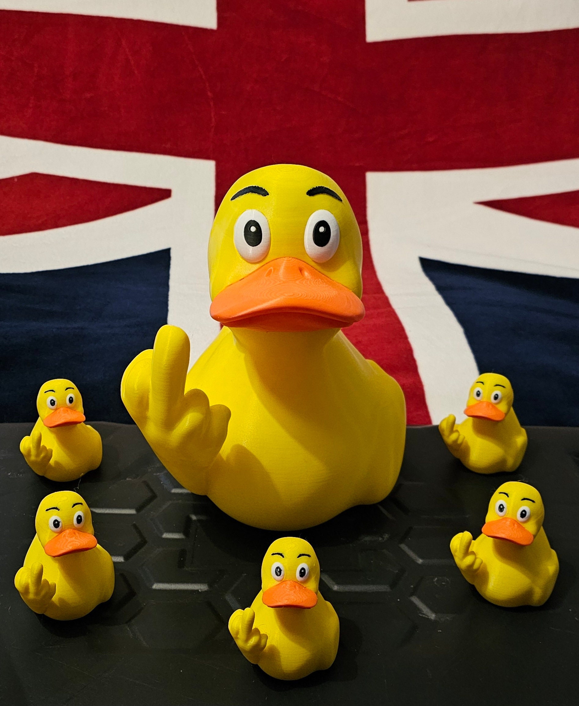 3D Printed Duck Funny Rude Middle Finger - Etsy