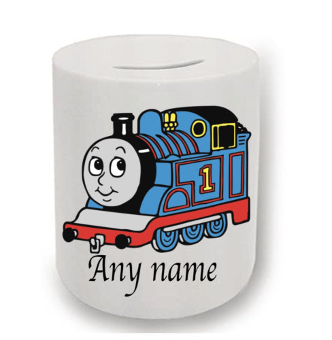 Thomas the Tank Engine Personalised Money Box - Etsy