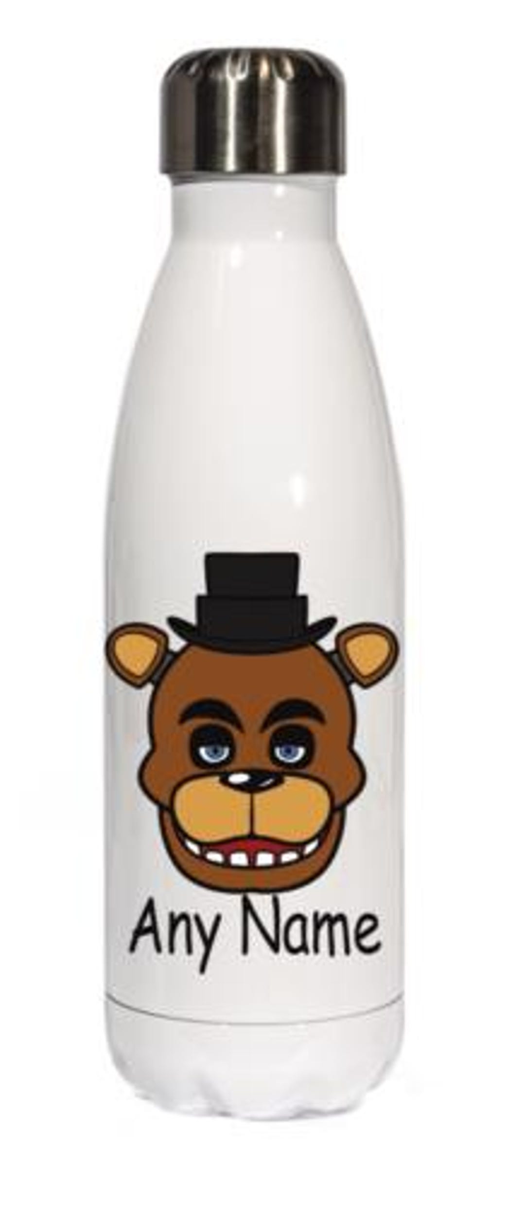 FNAF Five Nights at Freddys 500ml Personalised Stainless Steel Kids ...