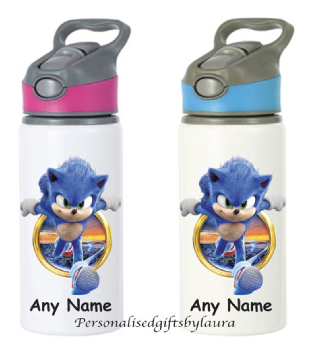 Personalised Sonic the Hedgehog Water Bottle 650ml - Etsy