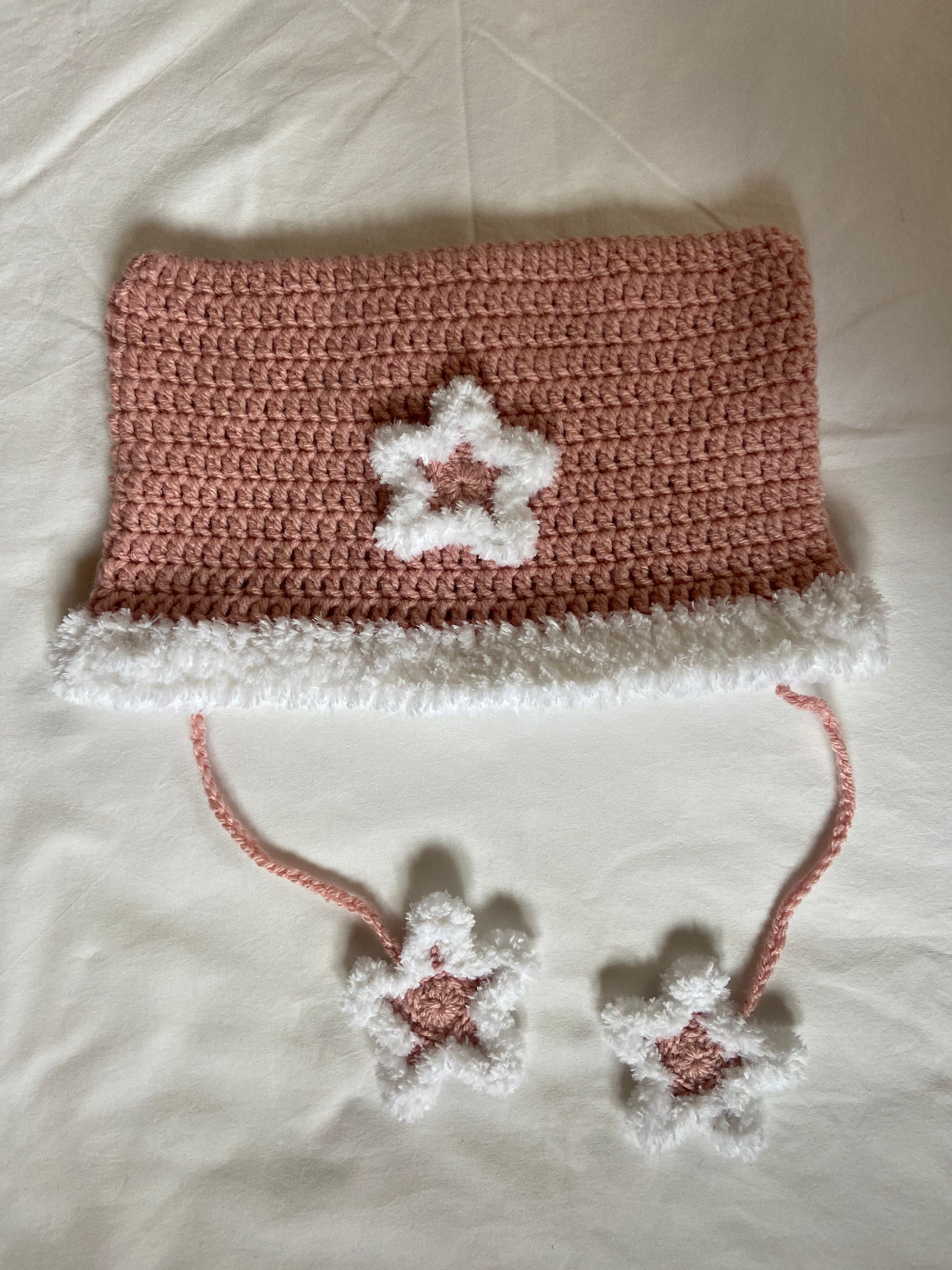 Star Hat With Ears, Black Beanie With String, Star Cat Beanie, Color ...