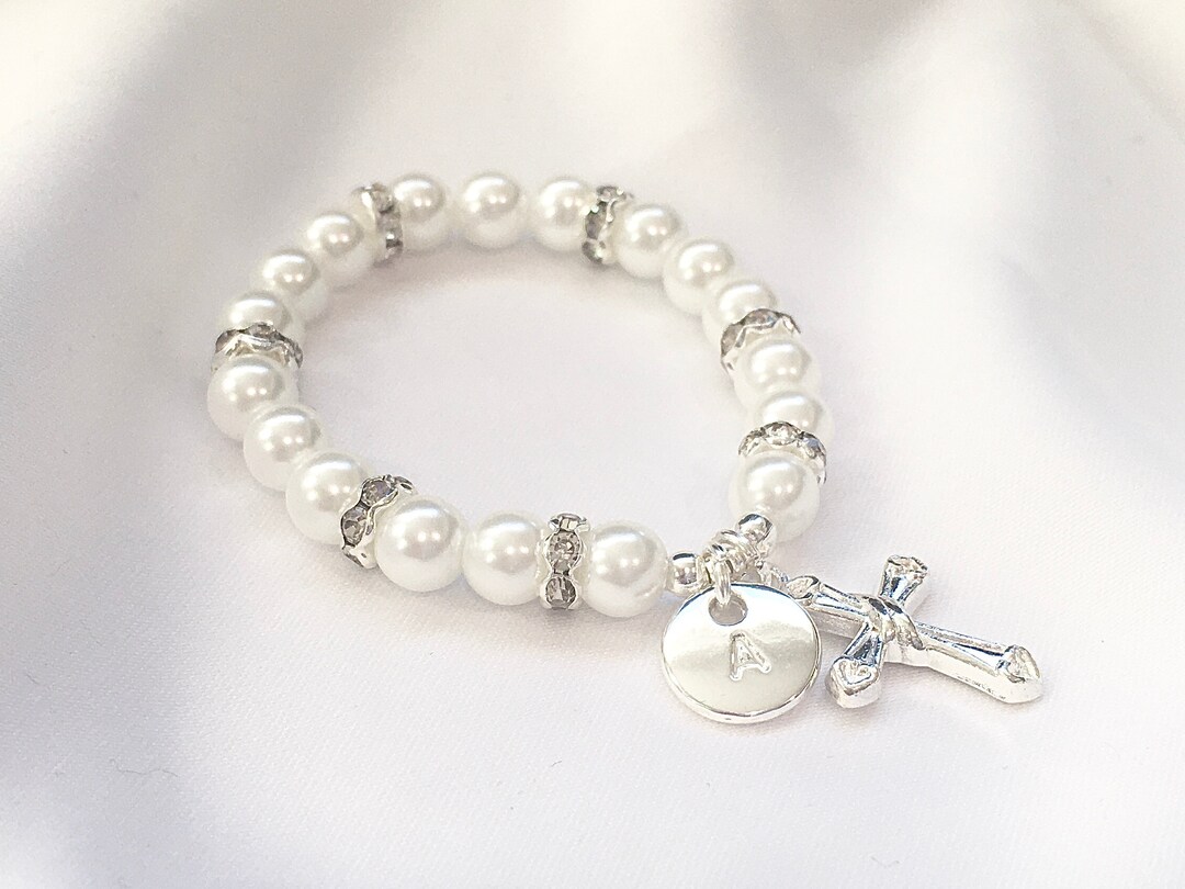 First Communion Gift Girl First Communion Bracelet Goddaughter Gift for ...
