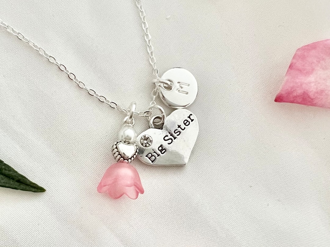 Big Sister Necklace Big Sister Gift Big Sister Gift Newborn Gift New ...