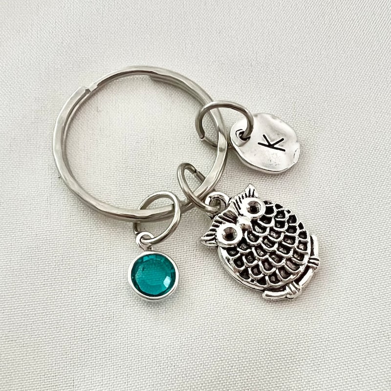 Owl Keychain - Etsy