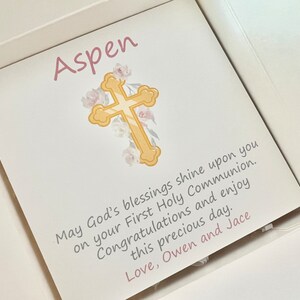 First Holy Communion Gift Girls First Holy Communion Bracelet + Gift ...