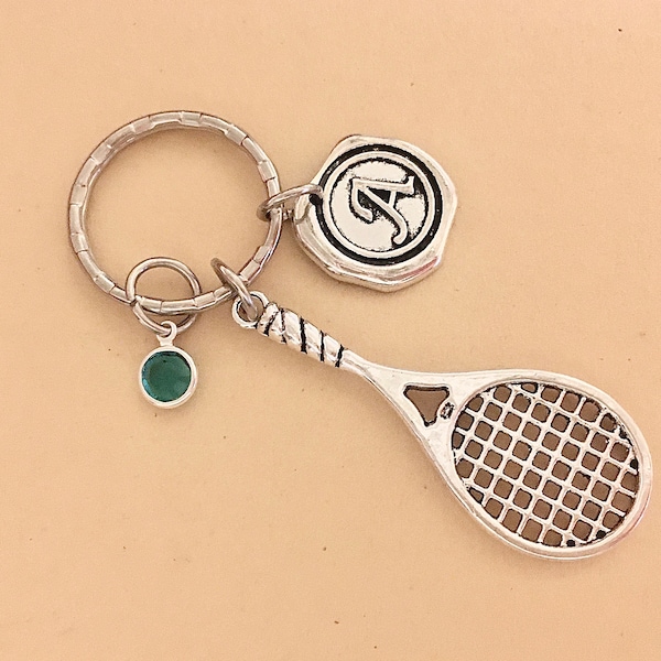 Tennis Key Chain - Etsy