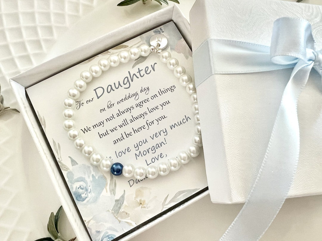 Something Blue Anklet or Bracelet for Bride Something Blue Wedding Gift ...