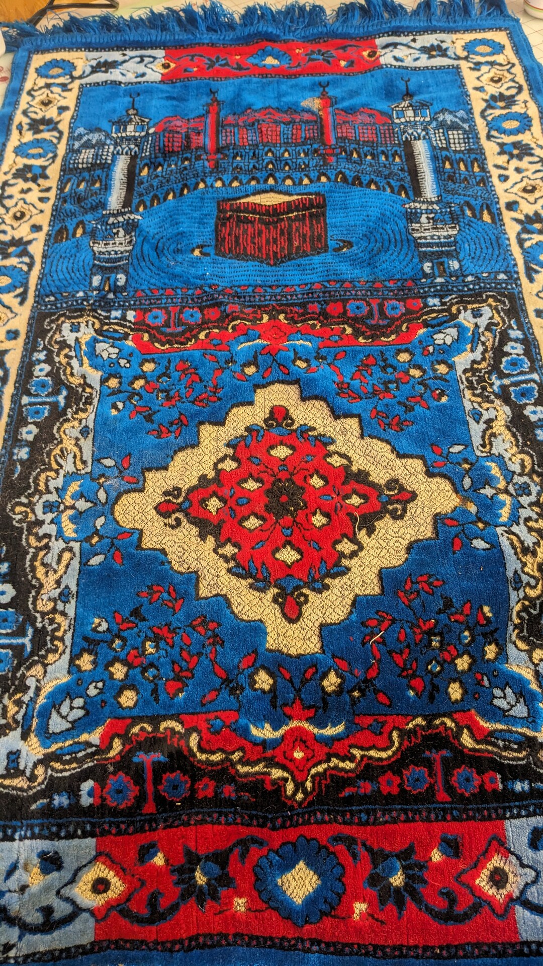 Vintage Prayer Rug 25"*42" Plus Fringe - Etsy