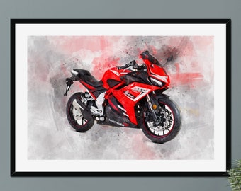 Yamaha R7 Poster Print Yamaha Poster Motorcycle Poster - Etsy