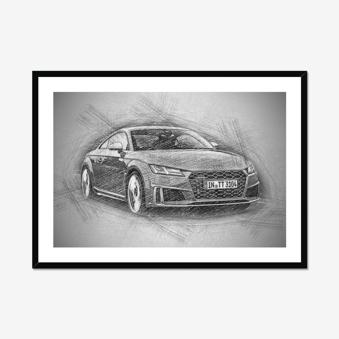Custom Car Drawing Effect, Gifts for Car Lovers, Pencil Illustrate My ...