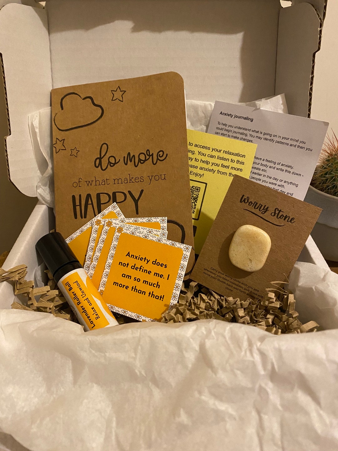 Anxiety Relief Gift Box: Thoughtful Essentials for Calm & Comfort - Etsy