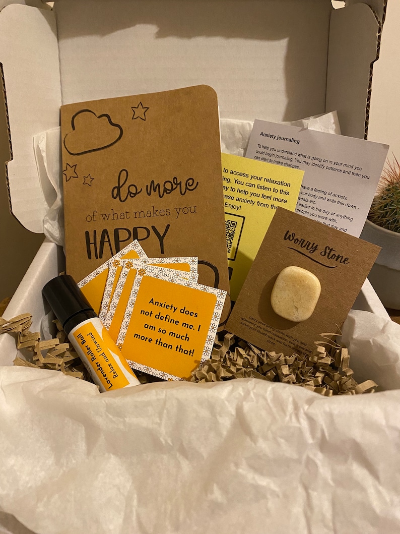 Anxiety Survival Box Well Being Box Gift for Friend Mental Health ...