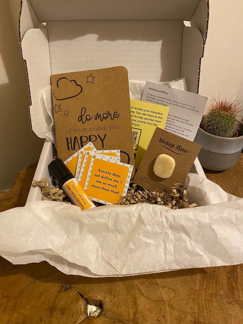 Anxiety Survival Box Well Being Box Gift for Friend Mental Health ...