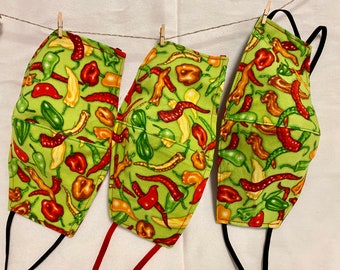Chili Pepper Face Mask - Etsy