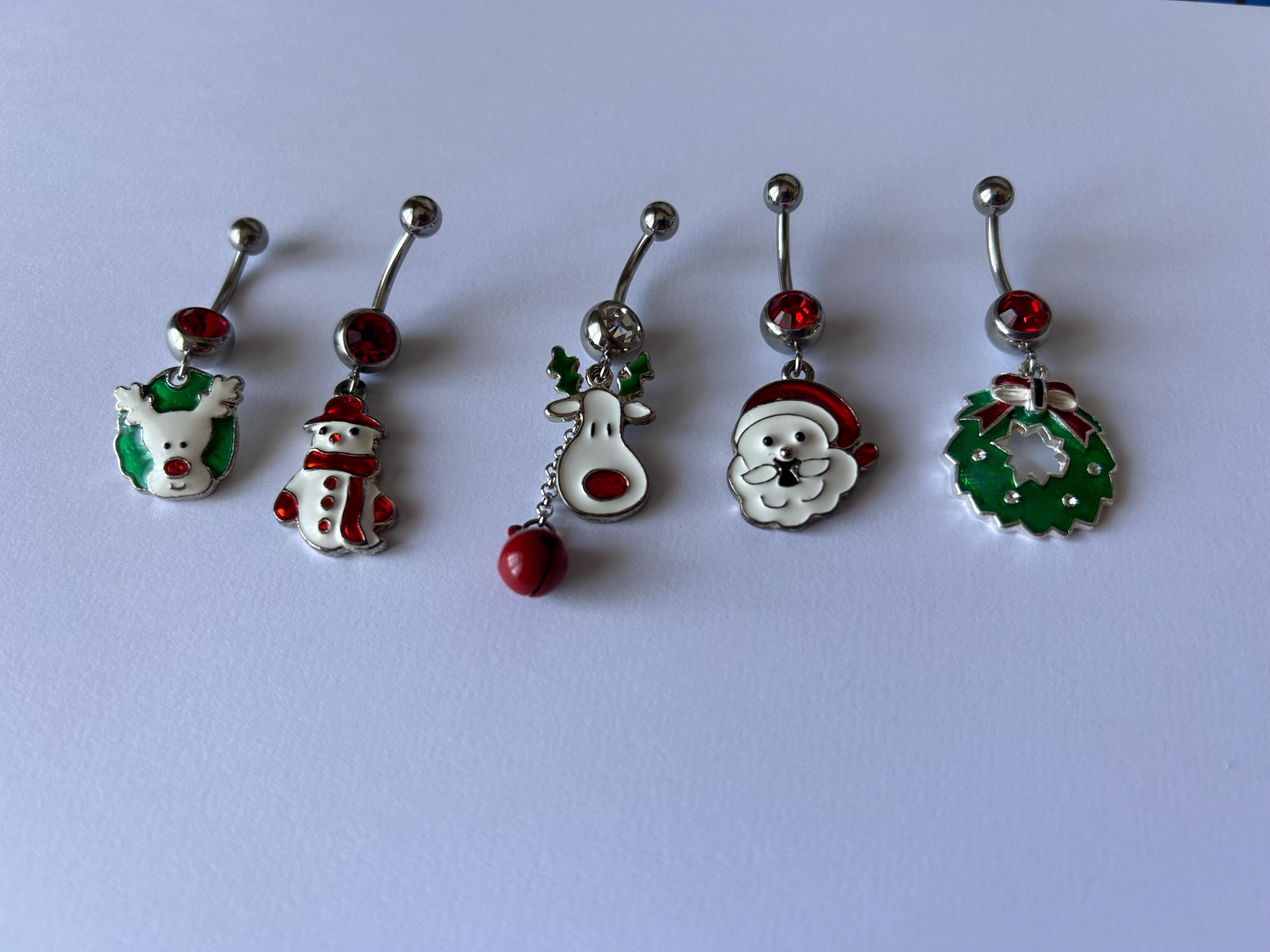 Mistletoe belly button ring store