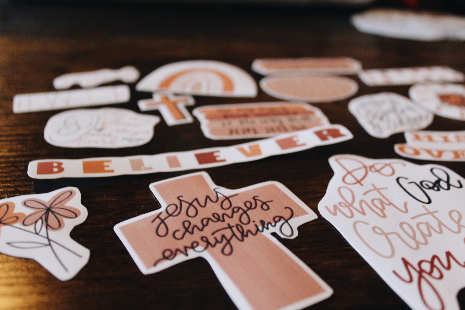 Aesthetic Christian Sticker Pack 17 Stickers | Etsy